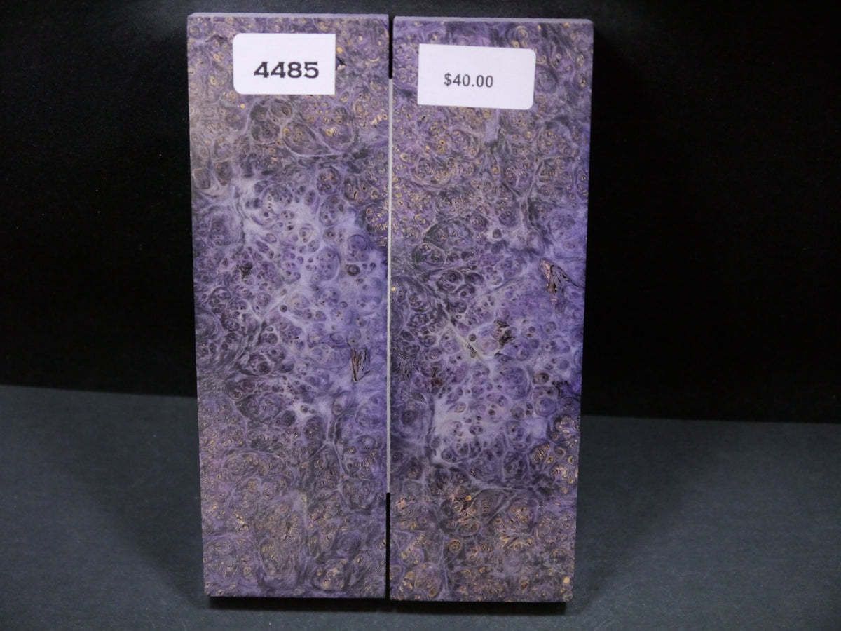 Stabilized Double Dyed Box Elder Scales SW4485 – Knife and Gun Finishing Supplies