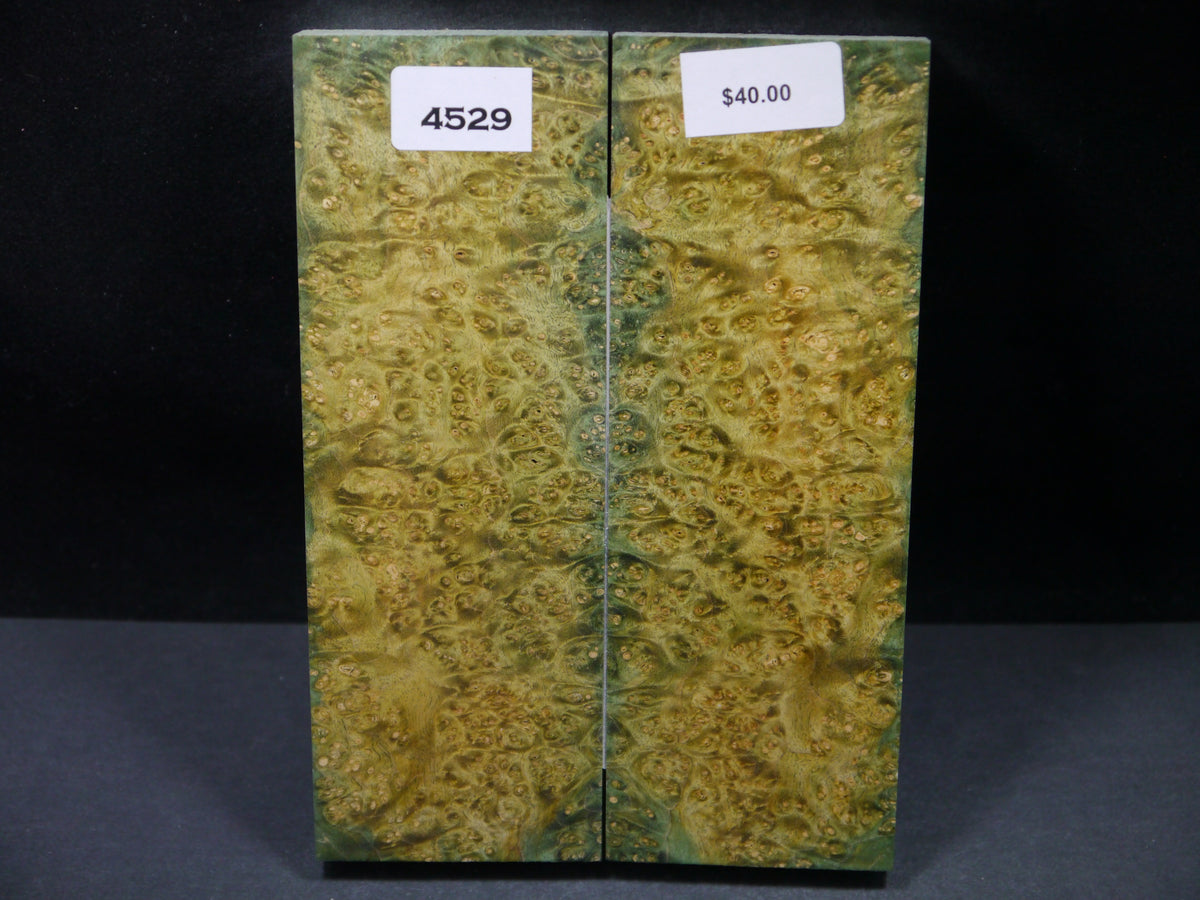 Stabilized Double Dyed Box Elder Scales SW4529 – Knife and Gun Finishing Supplies