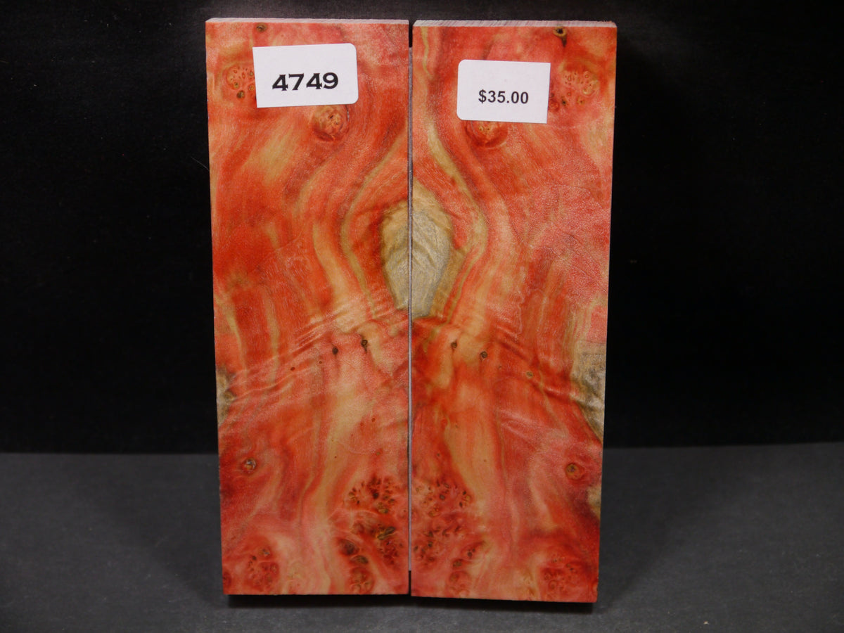 Stabilized Box Elder Scales SW4749 – Knife and Gun Finishing Supplies