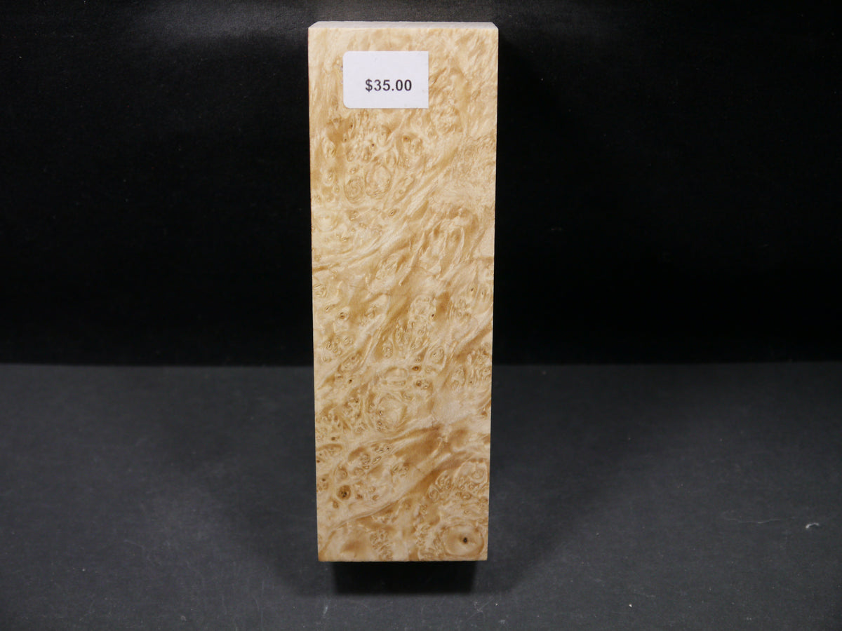 Stabilized Box Elder Block SW4962 – Knife and Gun Finishing Supplies