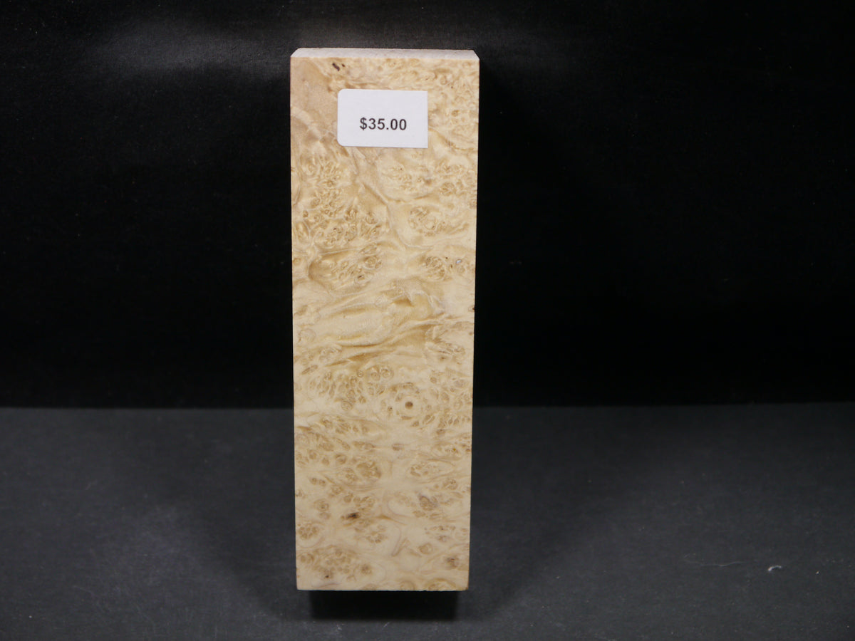 Stabilized Box Elder Block SW4967 – Knife and Gun Finishing Supplies