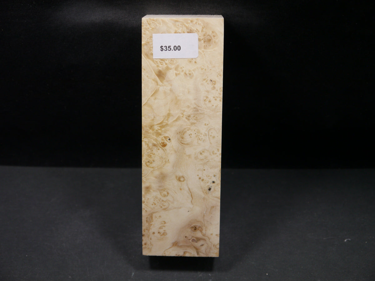 Stabilized Box Elder Block SW4969 – Knife and Gun Finishing Supplies