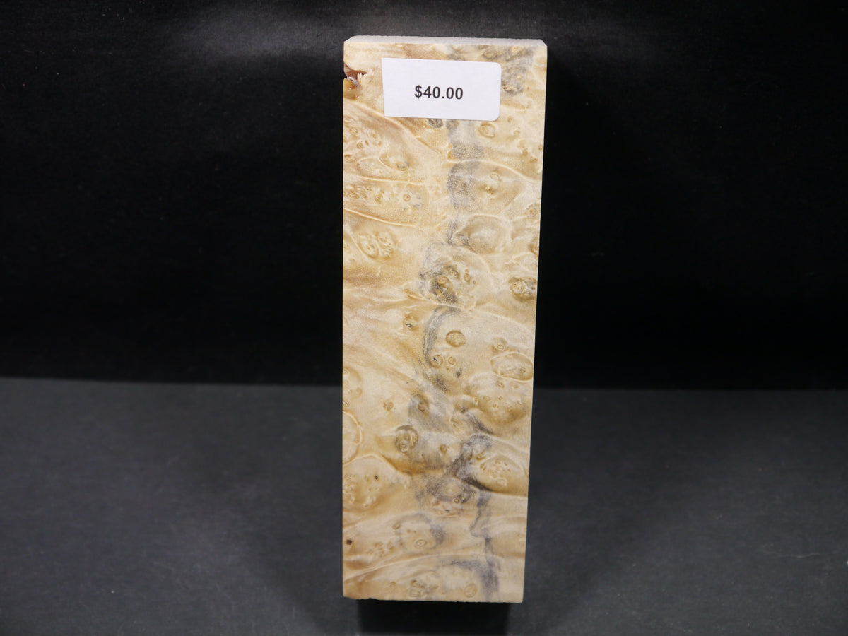 Stabilized Box Elder Block SW4970 – Knife and Gun Finishing Supplies