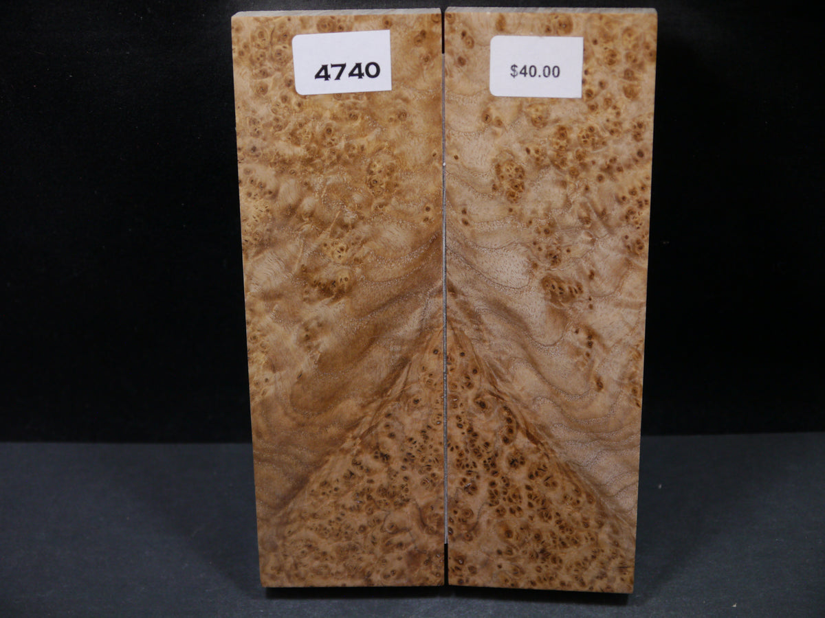 Stabilized Black Ash Burl Scales SW4740 – Knife and Gun Finishing Supplies