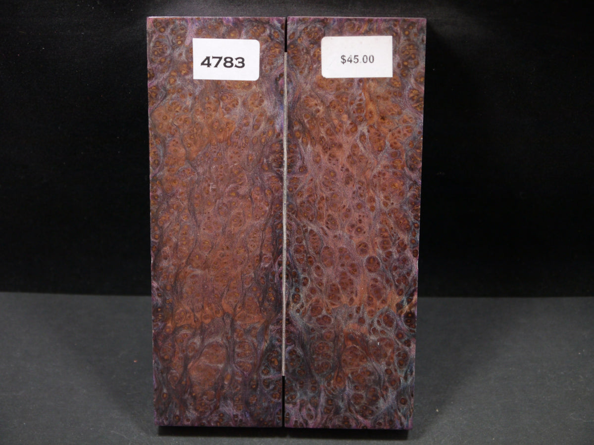 Stabilized Dyed Redwood Scales SW4783 – Knife and Gun Finishing Supplies