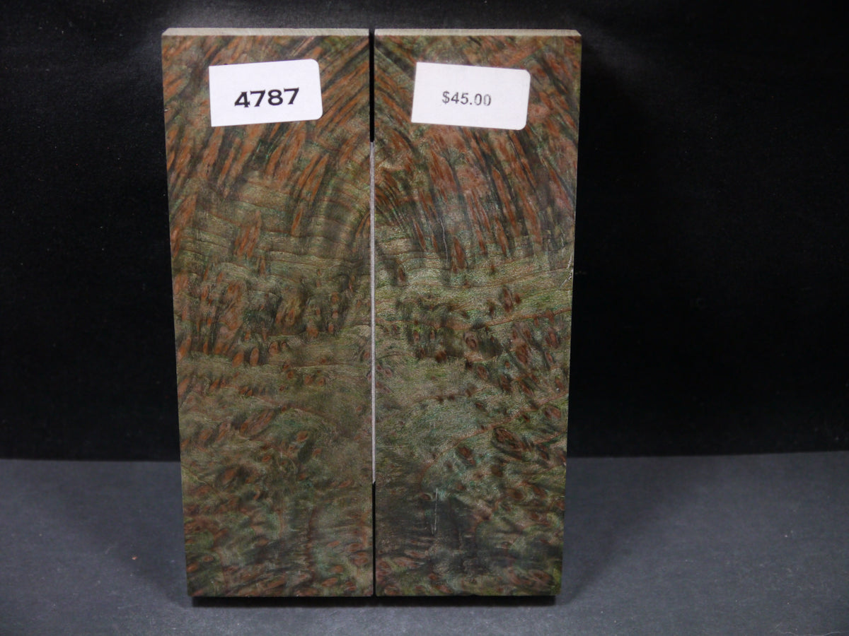 Stabilized Dyed Redwood Scales SW4787 – Knife and Gun Finishing Supplies