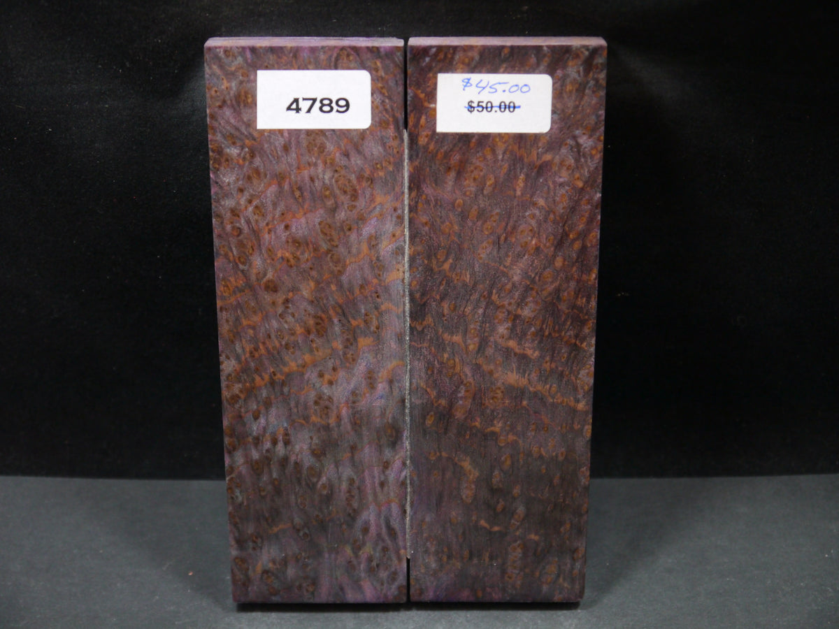 Stabilized Dyed Redwood Scales SW4789 – Knife and Gun Finishing Supplies