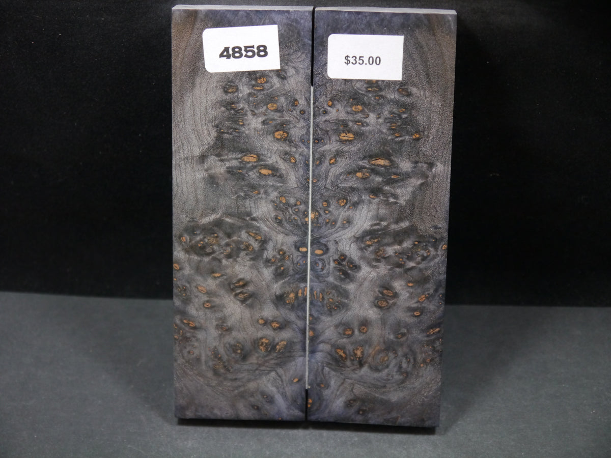 Stabilized Double Dyed Maple Burl Scales SW4858 – Knife and Gun ...