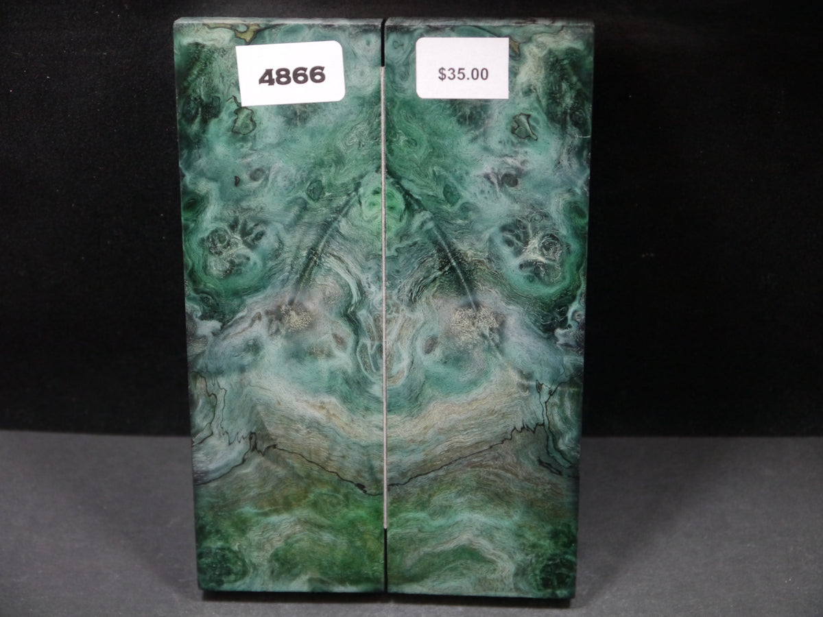 Stabilized Double Dyed Maple Burl Scales SW4866 – Knife and Gun ...