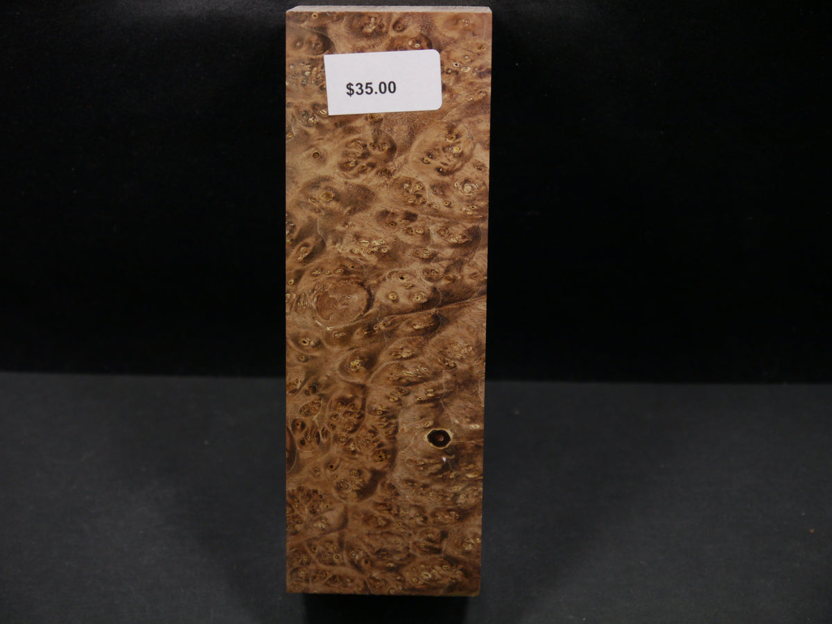 Stabilized Dyed Box Elder Block SW5021 – Knife and Gun Finishing Supplies