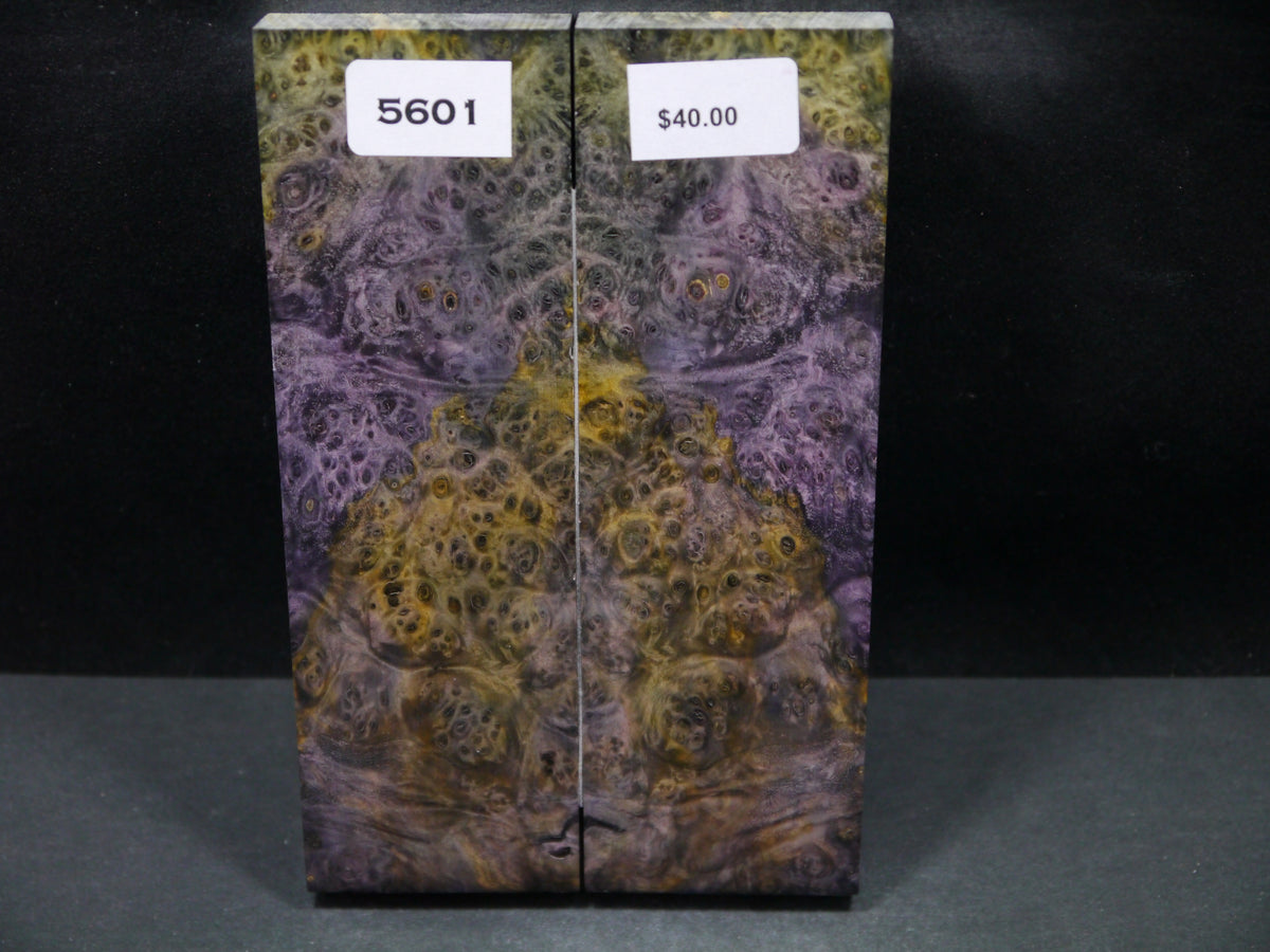 Stabilized Double Dyed Box Elder Scales SW5601 – Knife and Gun ...